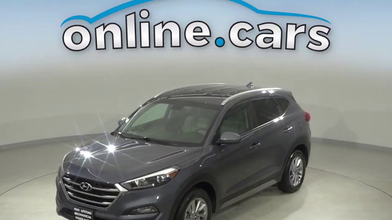 A17176TR Used 2018 Hyundai Tucson SEL AWD Gray SUV Test Drive, Review ...