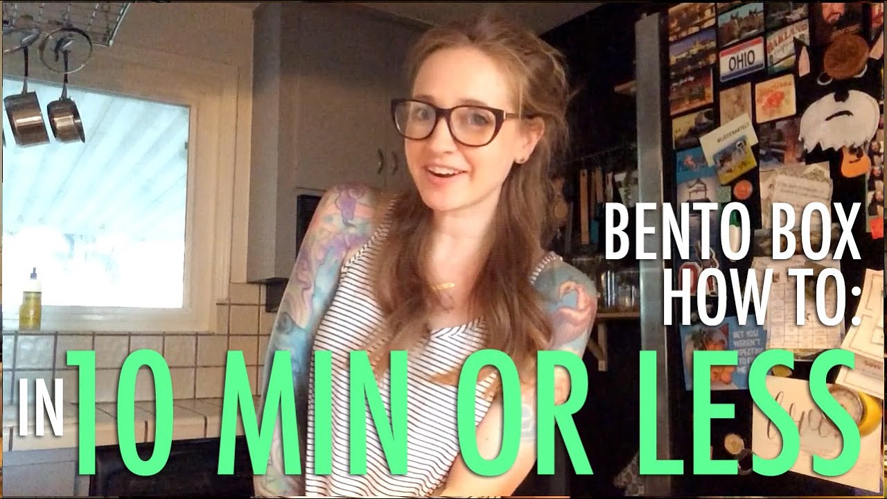 Bento Box How To - 10 Minute Bento Box - YouTube