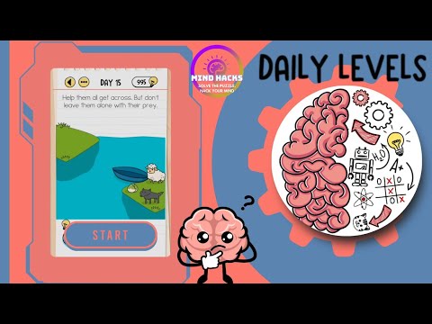 Brain Test Daily Challenge 15 - Help them all get across. But don't ...