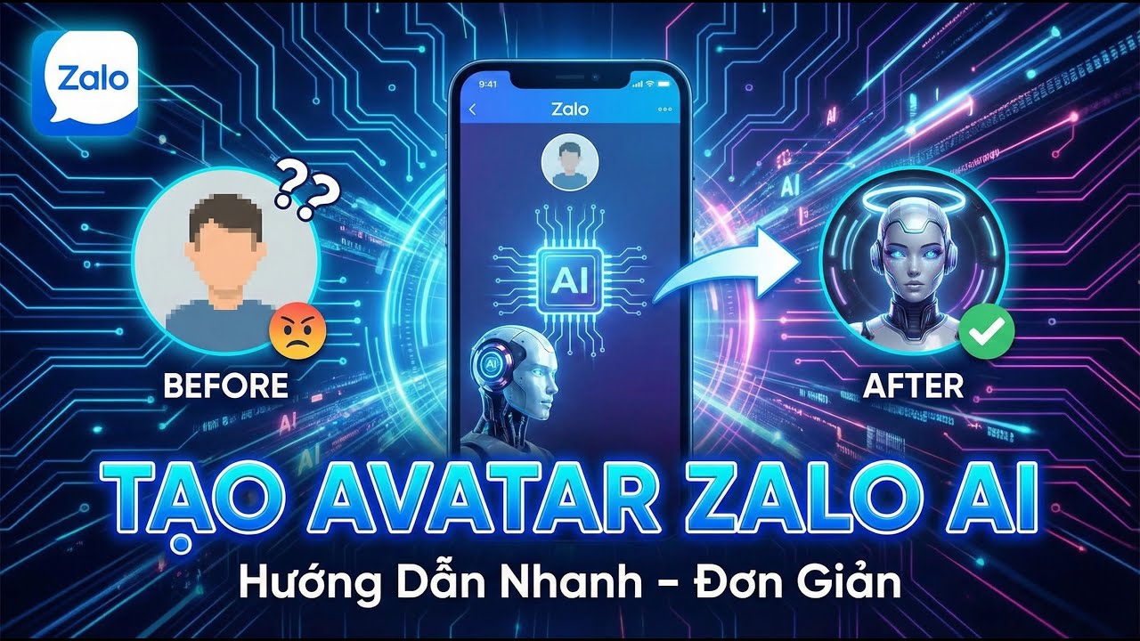 Hướng dẫn tạo Avatar Zalo AI mới nhất nhanh nhất - YouTube