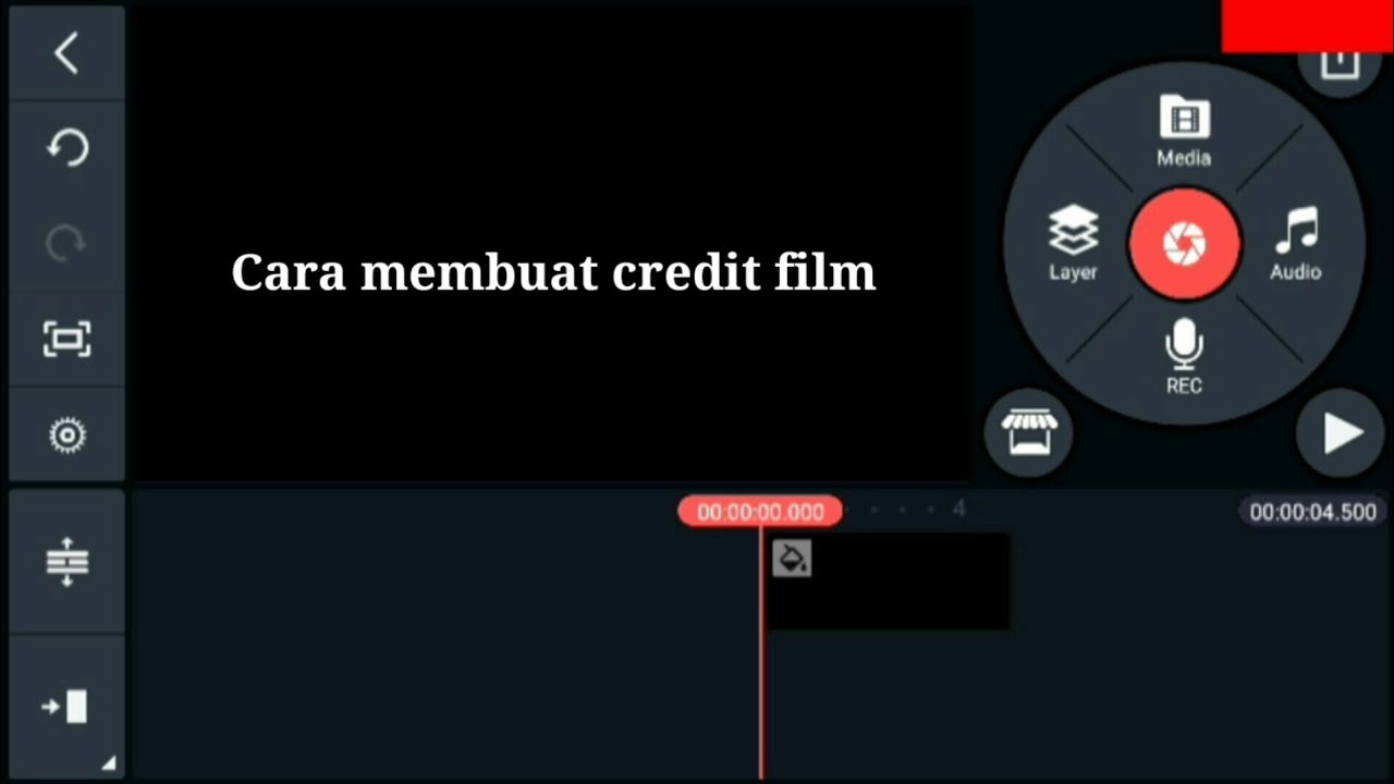cara membuat credit film | kinemaster 2 - YouTube