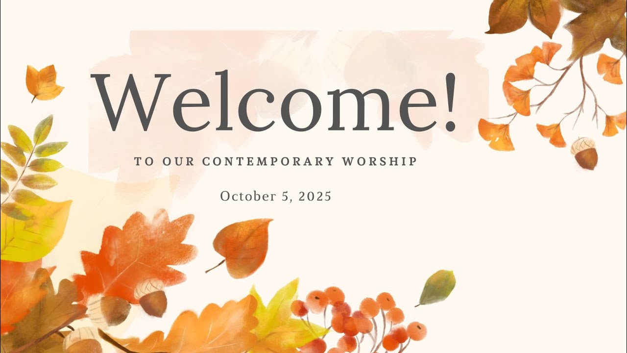 Sunday, October 5, 2025 Contemporary Worship (Music & Message) - YouTube