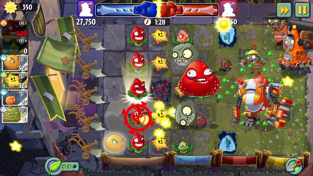 PVZ2 Battlez-practice room with Z-MECH - YouTube