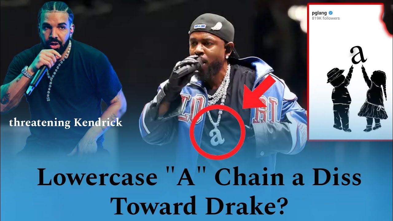 Lowercase "A" Chain a Diss Toward Drake?Kendrick Lamar's Super Bowl ...