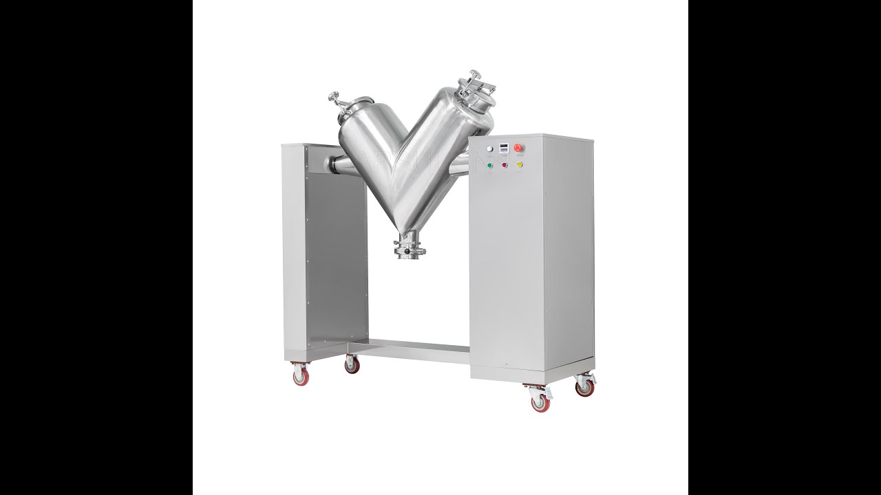 Dry Powder Mixer Blending Machine Mixer V100 (with universal wheels ...