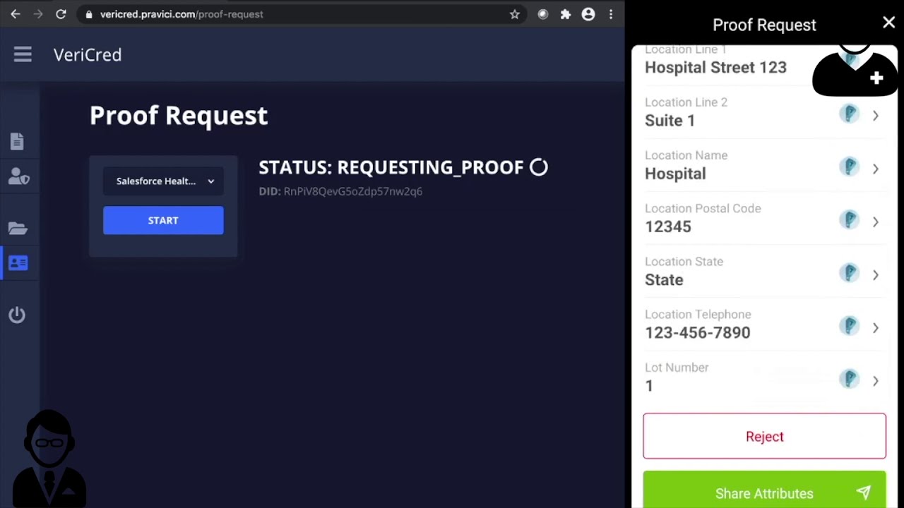 Pravici VeriCred Demo - YouTube