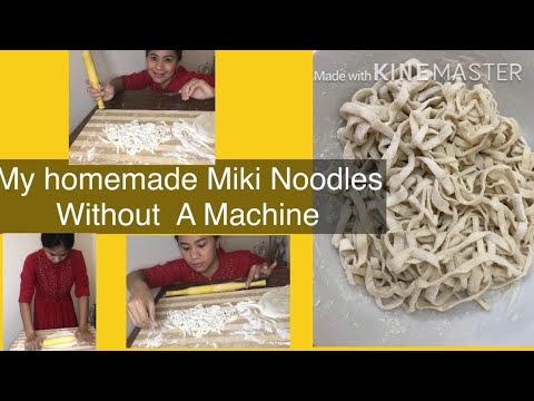 How to make Miki Noodles Ilocos without a Machine - YouTube