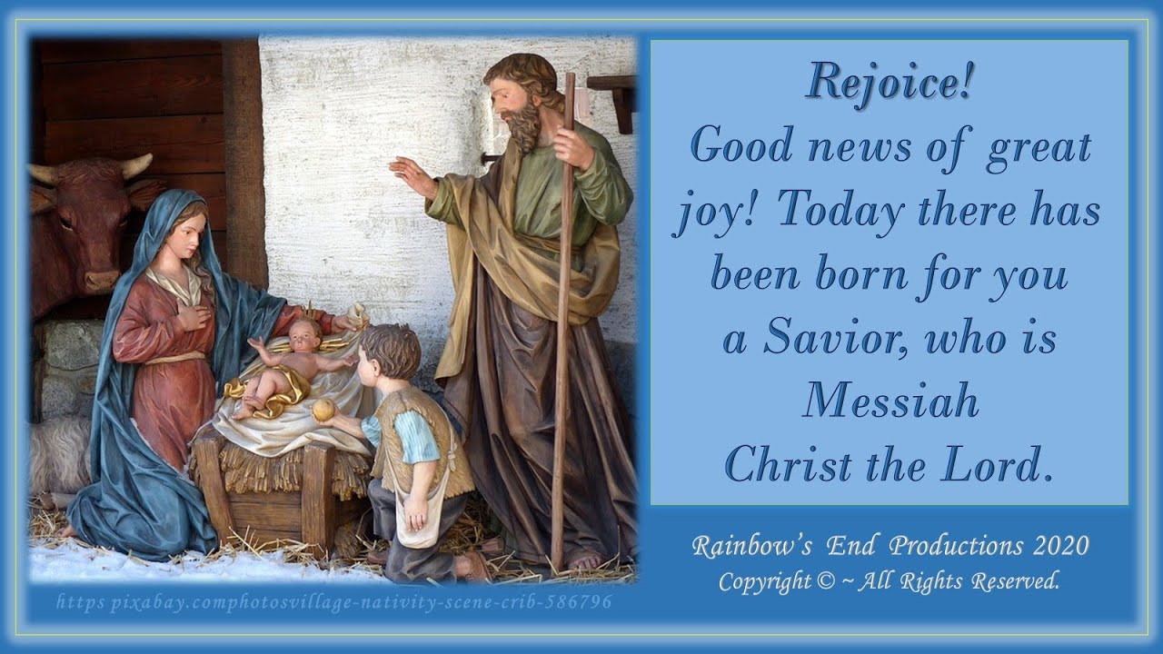 129-2023 ~ Christmas ~ Good News ~ Savior Messiah Christ the Lord Born ...