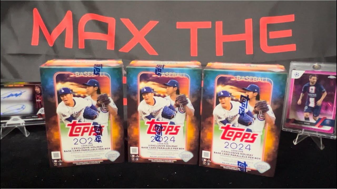 2024 Topps Baseball Update Flagship Blaster Boxes x3 - YouTube