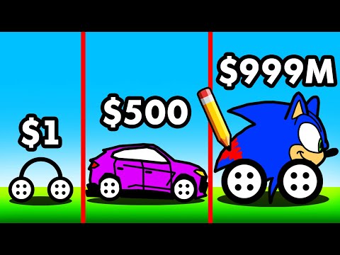 Drawing $1 VS $999M Car