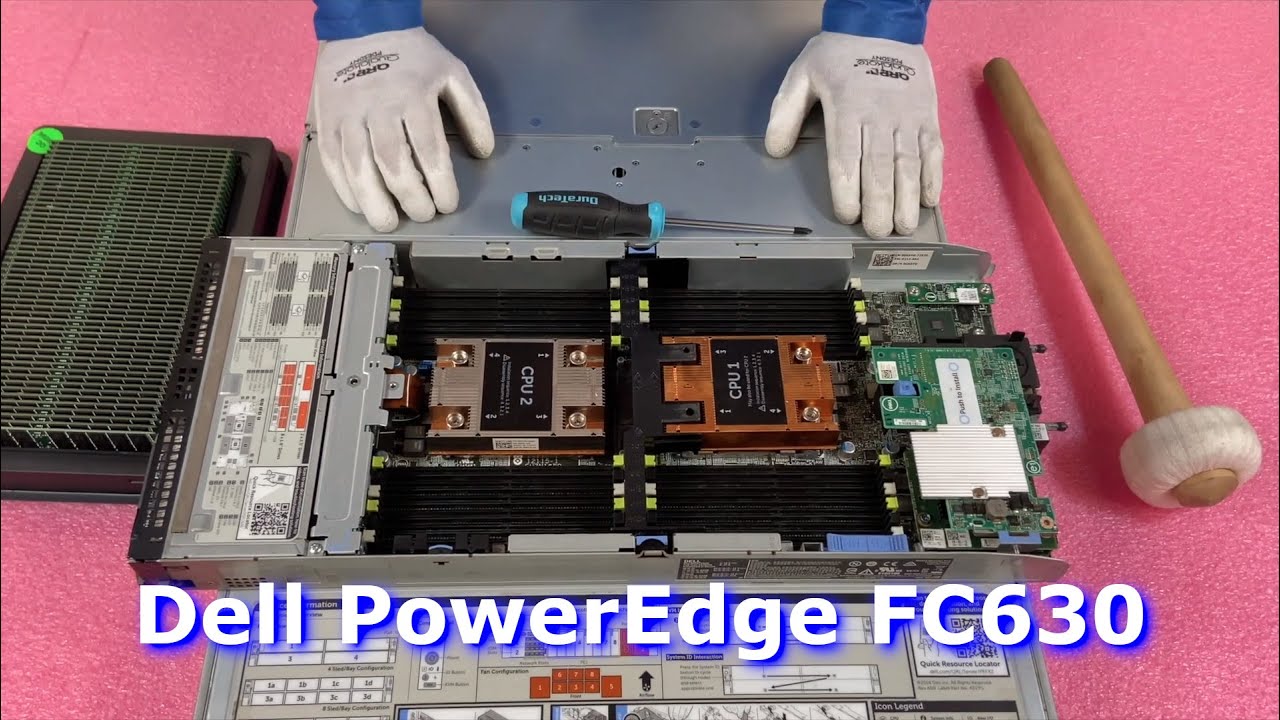 Dell PowerEdge FC630 Blade Server Review & Overview | Memory Install ...