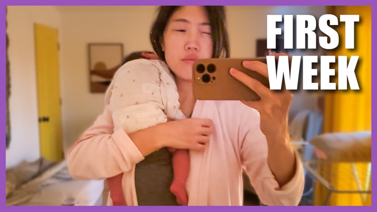 First few weeks with our baby at home, REAL days in the life with a ...