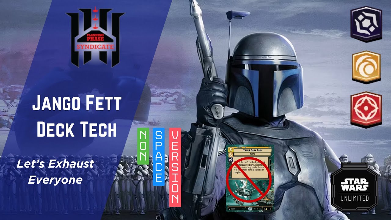 Star Wars Unlimited Deck Tech: Set 3 Jango Tarkin Town Minus Triple ...