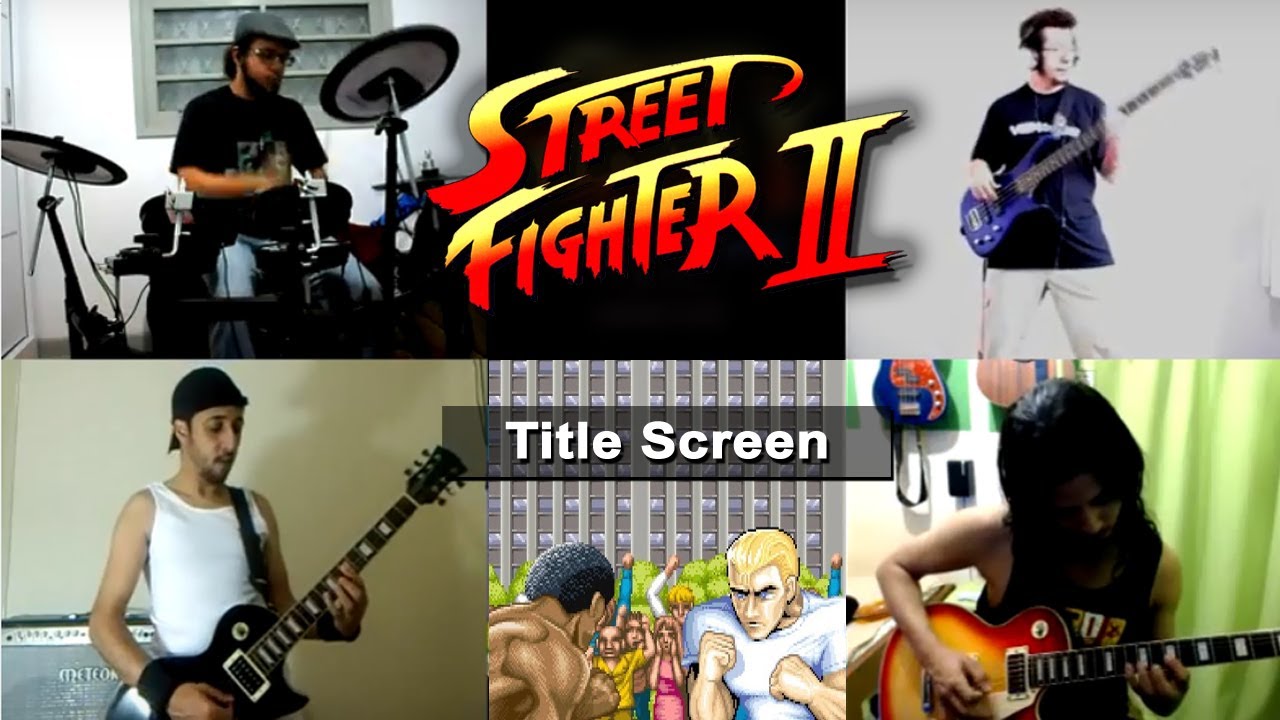 Street Fighter II - Intro / Opening / Title Screen (PL4YERS) Cover ...