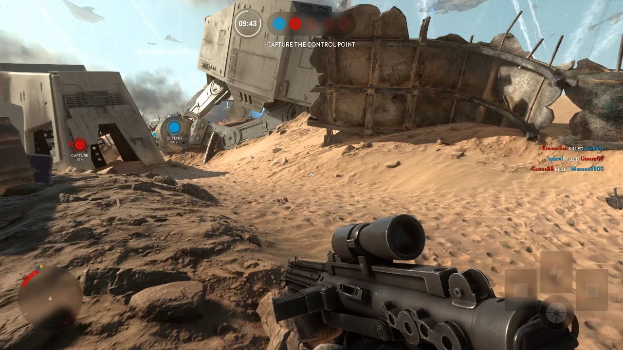 Star Wars Battlefront battle desert - YouTube
