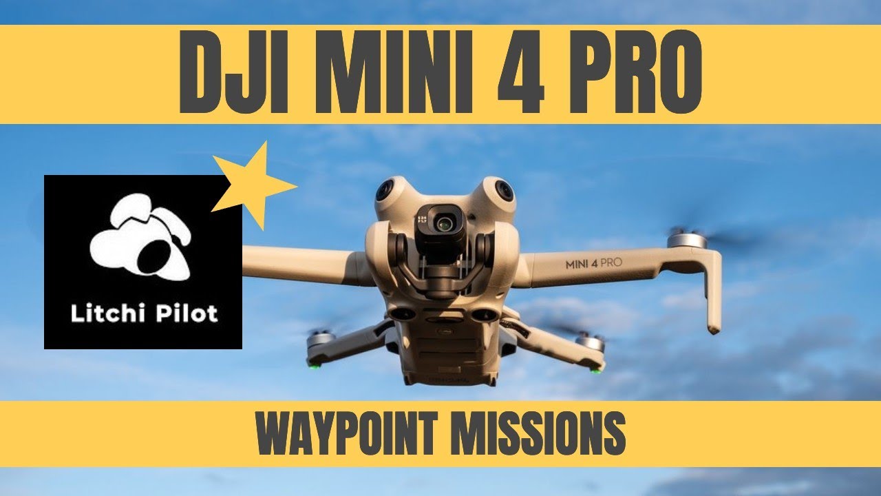 DJI Mini 4 Pro Litchi Pilot Waypoint mission with more to come - YouTube