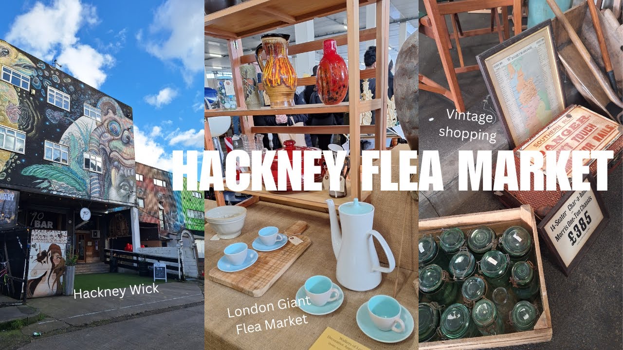 THINGS TO DO IN LONDON | Exploring Hackney Wick, London: Giant Flea ...