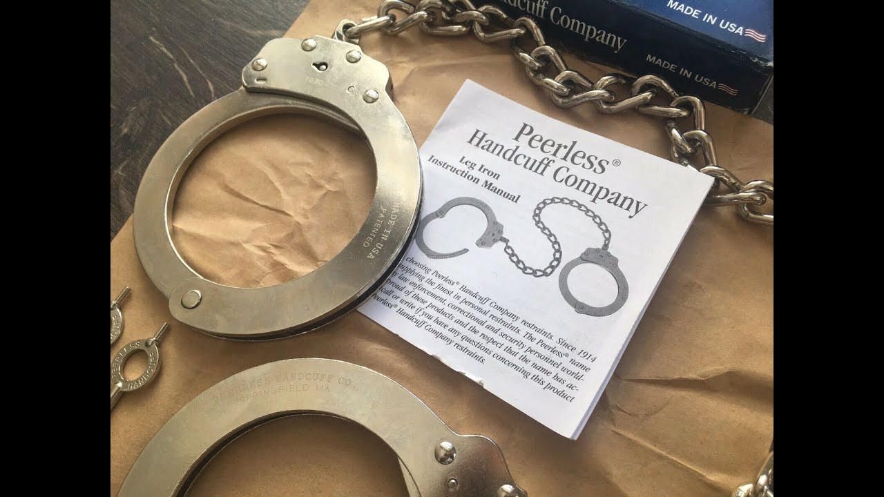 Peerless Model 703C Fußschellen Leg Irons Fußfesseln Esposas Handcuffs ...