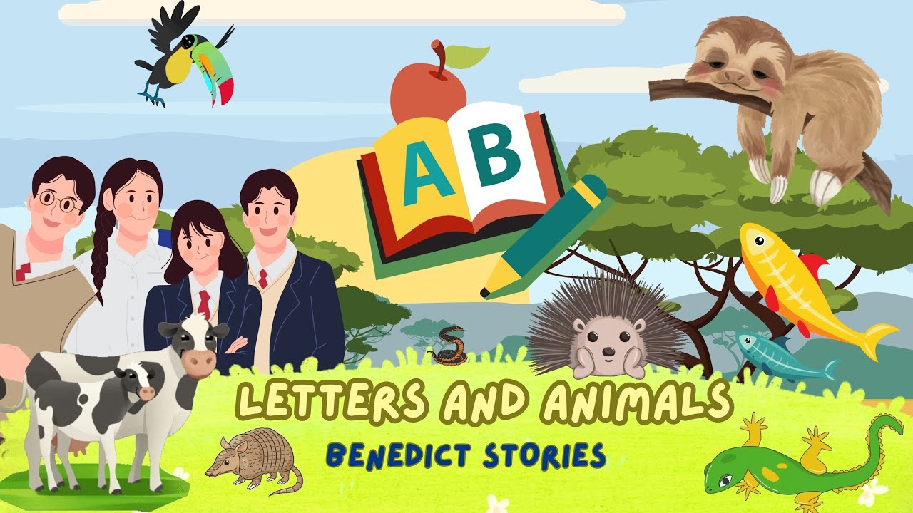 Illustrated Funny English ABC Alphabet Letters Preschool Video for Kids ...