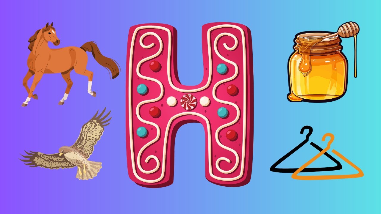 ABC | The Letter 'H' Song | Lets Learn Alphabets Kids, A To Z Alphabets ...