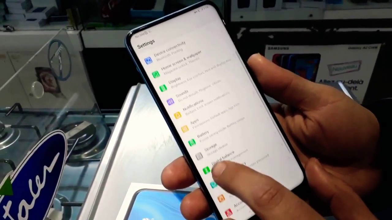 Set Up Fingerprint on HUAWEI Y9s 2020 - Add Fingerprint Lock - YouTube
