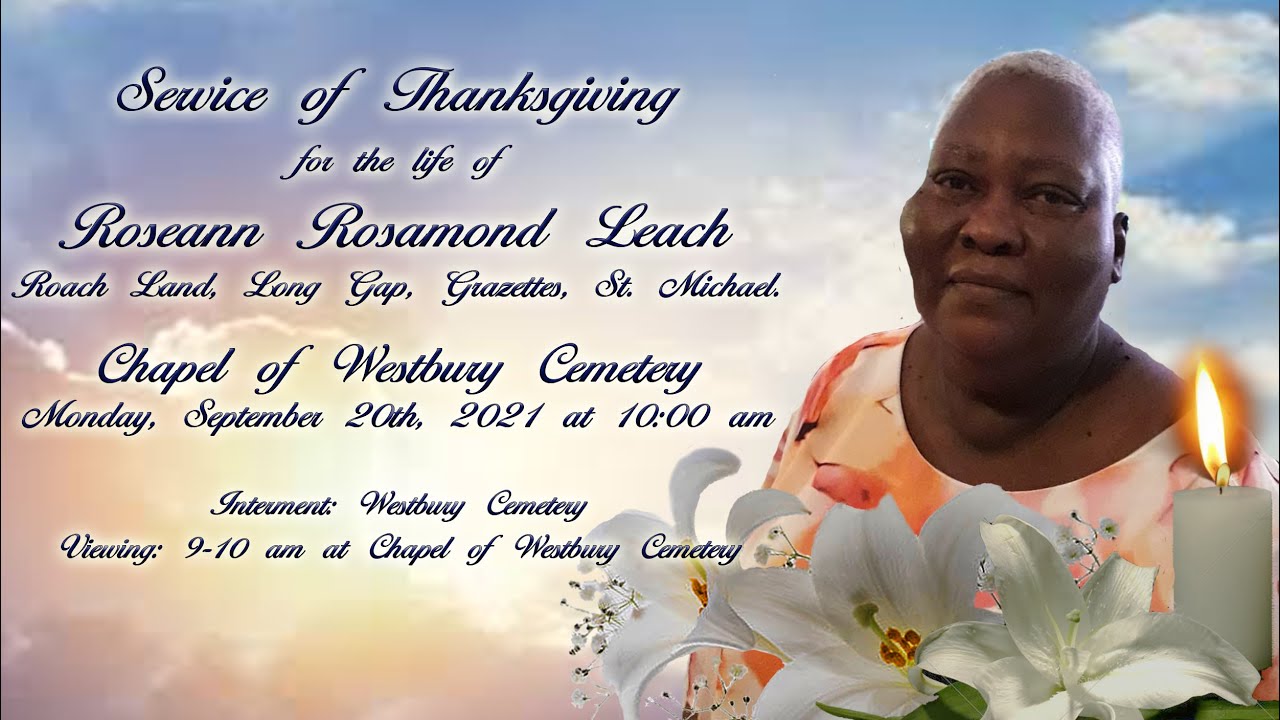 In Loving Memory of Roseann Leach - YouTube