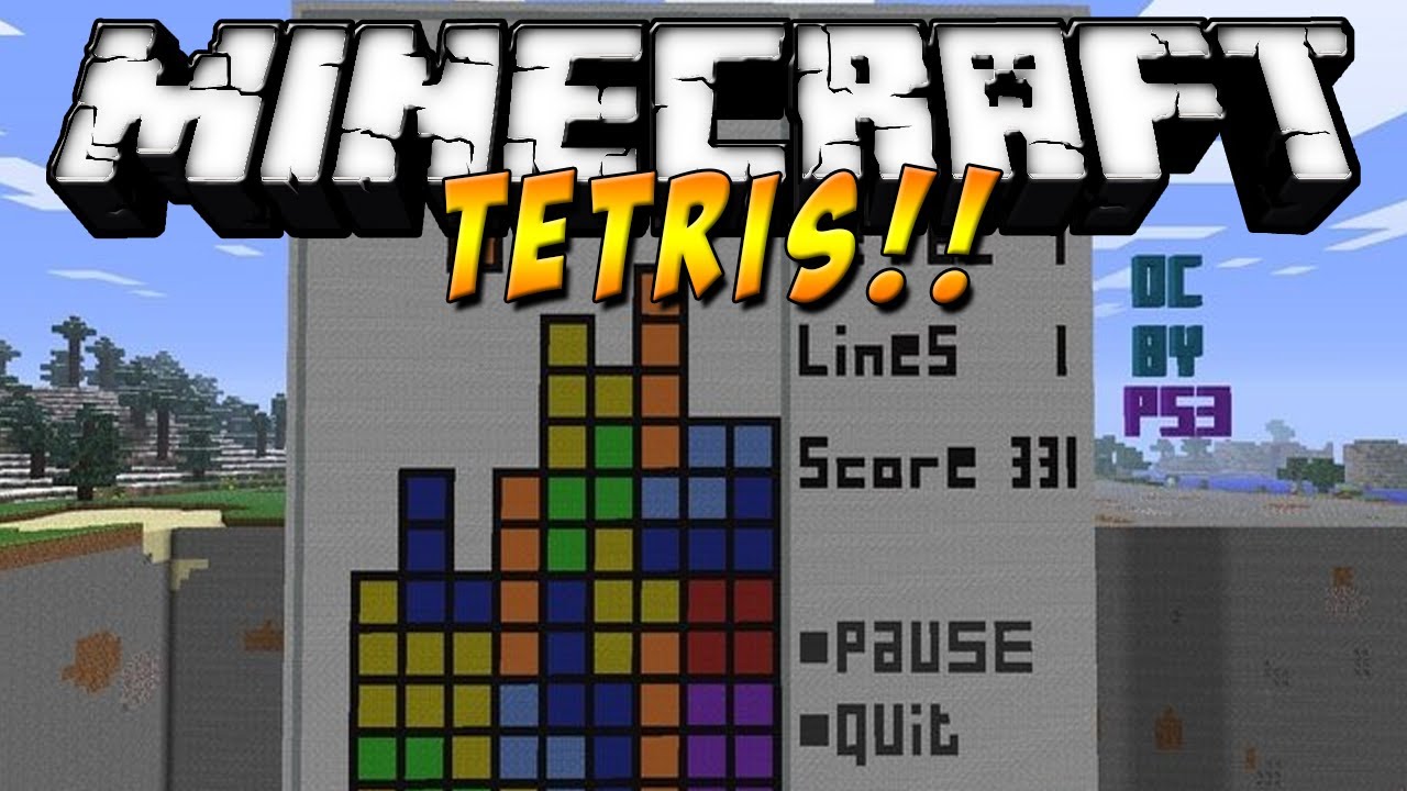Minecraft - Tetris en Minecraft!! Tetrimine! - ESPAÑOL TUTORIAL - YouTube