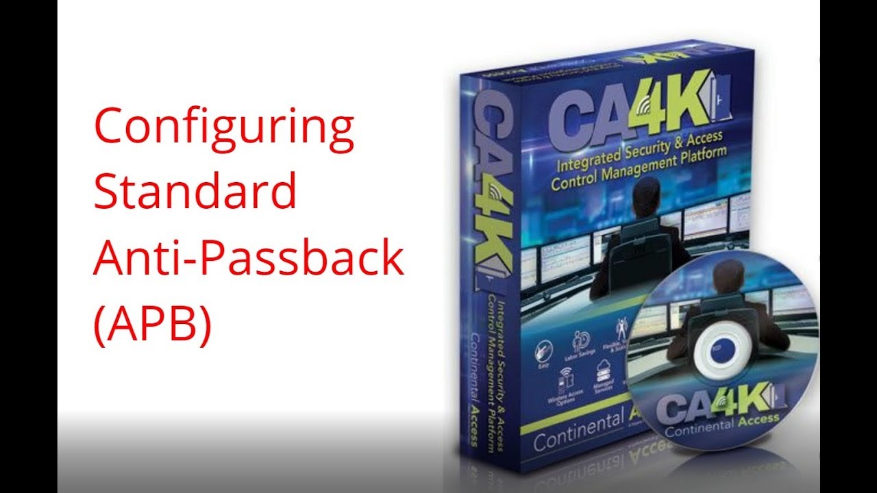 Configuring Standard Anti-Passback - YouTube
