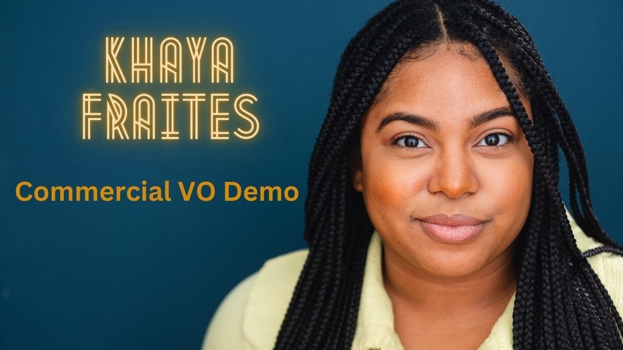 Commercial VO Demo-Khaya Fraites - YouTube