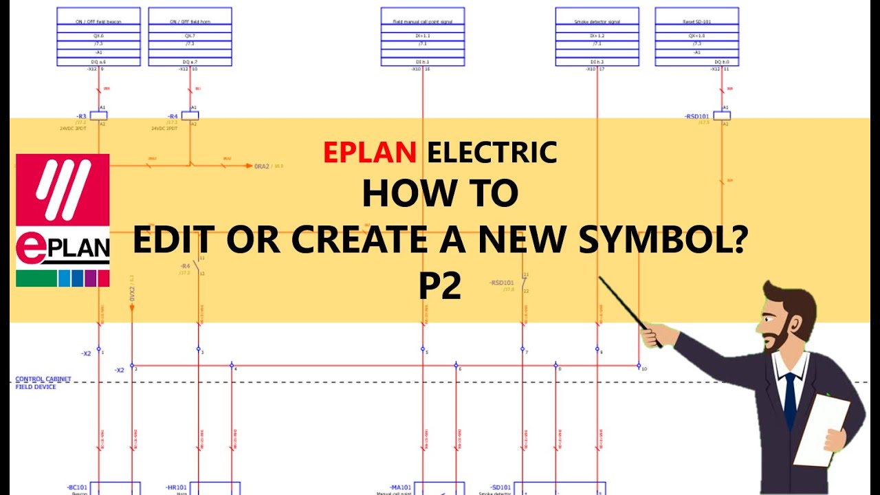 EPLAN ELECTRIC - HOW TO EDIT OR CREAT A NEW SYMBOL P2 - YouTube
