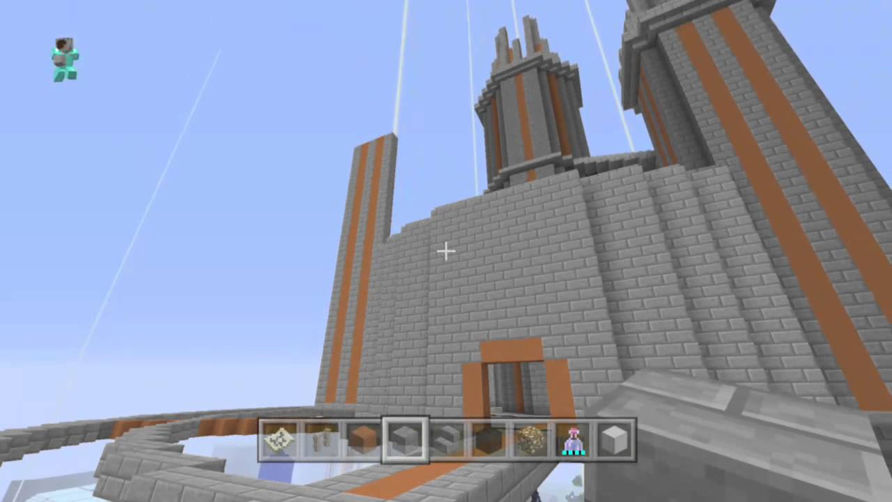 Minecraft Floating Fortress Part 3 - YouTube