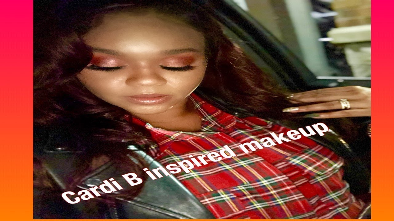 GRWM: Cardi B inspired Cranberry Makeup Tutorial - YouTube