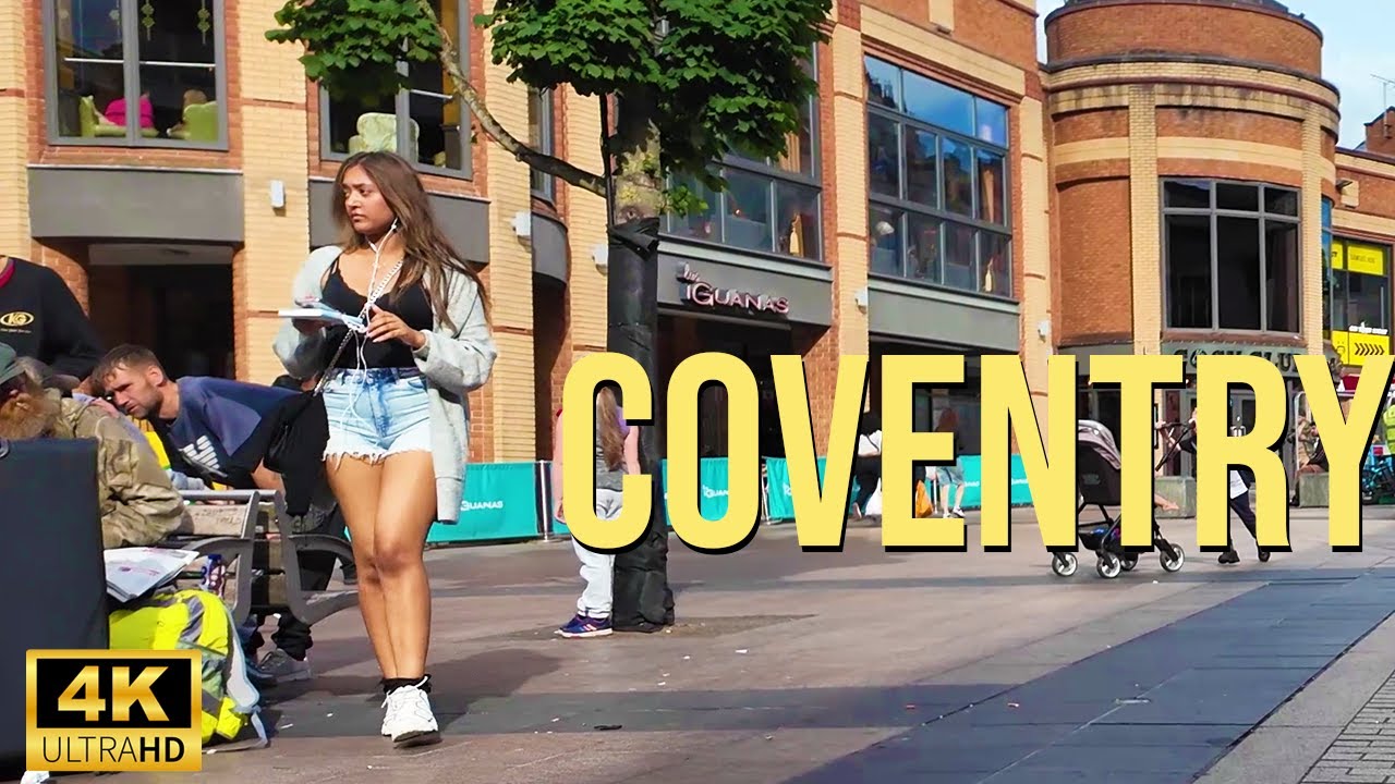 Coventry - City Tour 2024| Walking The Streets of Coventry | Central ...