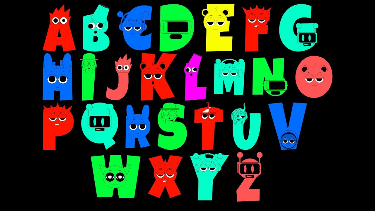 Sprunki ABC Song: Colorful Letter Journey | A to Z Alphabet Learning ...