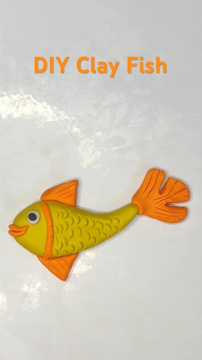 How to make a Fish with Clay | Easy DIY Clay Fish 🐠 #diy #clay #diy # ...