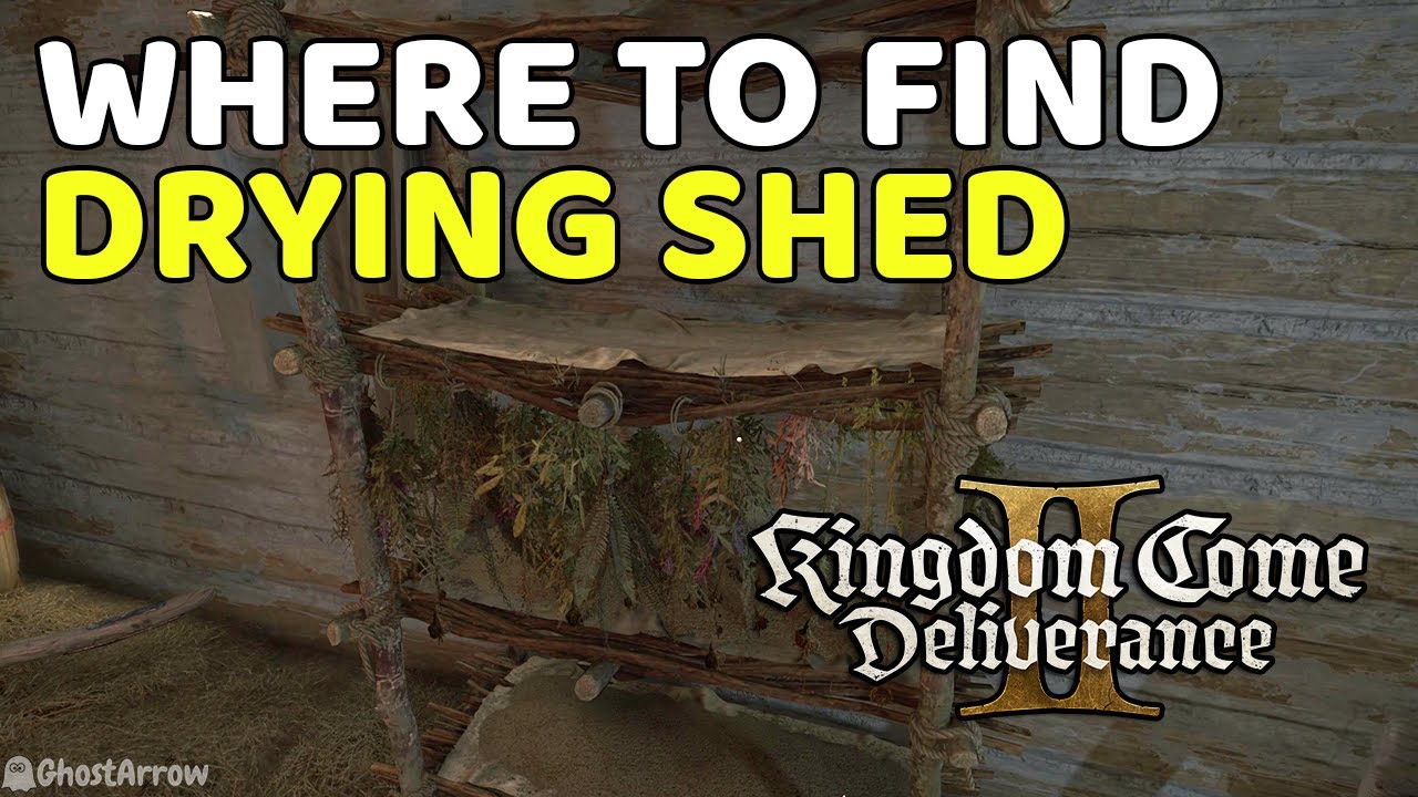 Where to Find Drying Rack (Shed) - Kingdom Come Deliverance 2 - YouTube