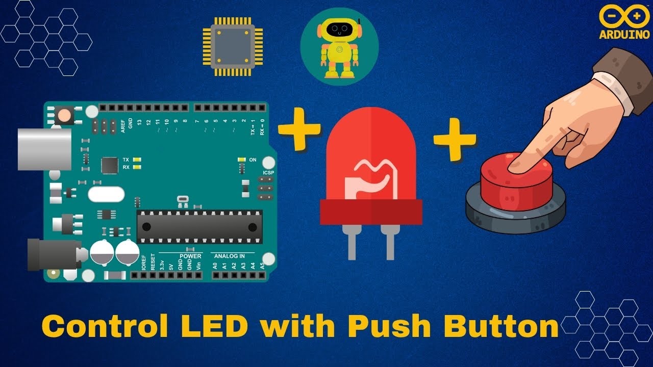 Easy Arduino LED Button Project for Beginners! - YouTube
