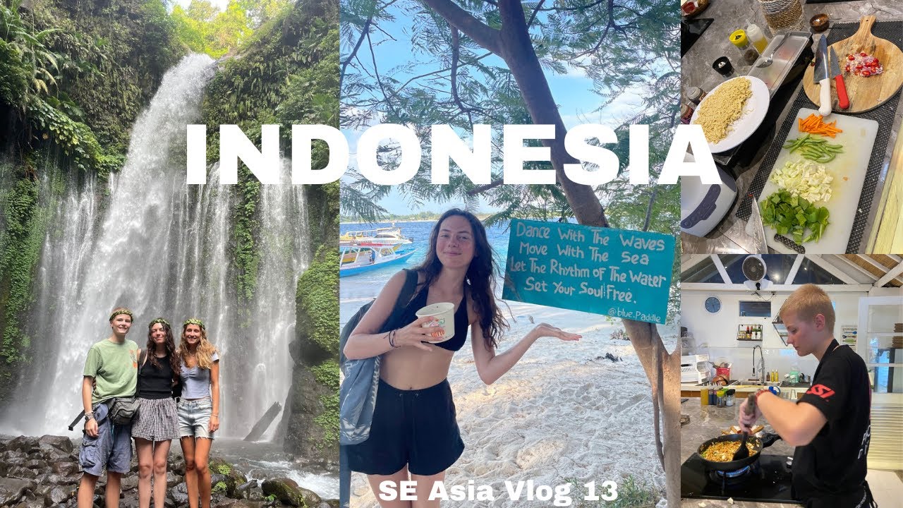 Exploring Gilli T and Waterfalls in Lombok - YouTube