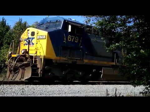 CSXT 679 leading ethanol train - Plant City, FL - Feb. 15, 2015 - YouTube