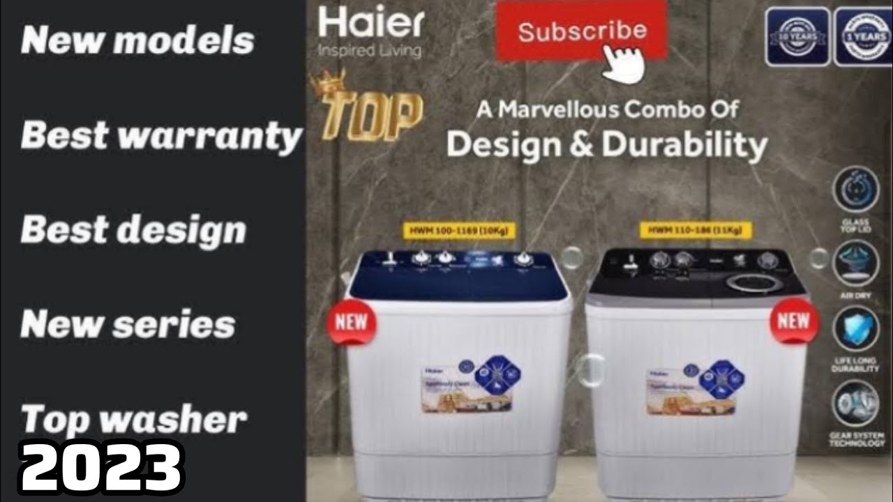 Haier 7.5kg semi automatic washing machine HTW-75 178 With sof close ...
