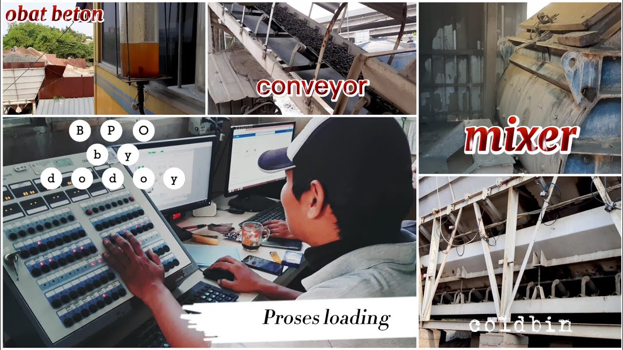 proses pembuatan beton segar metode wet mix plant becakayu - YouTube