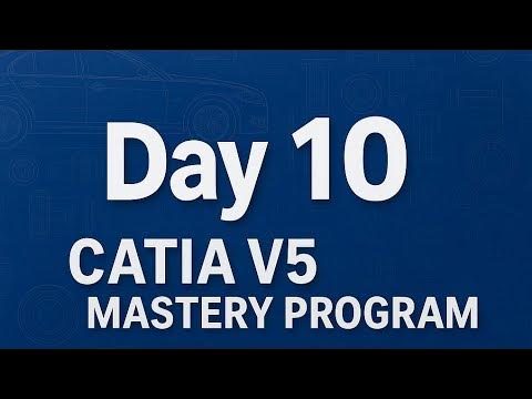 Lesson 10 // Fillet in catia v5// variable radius, tri-Tangent, edge //1he_amit__ - YouTube