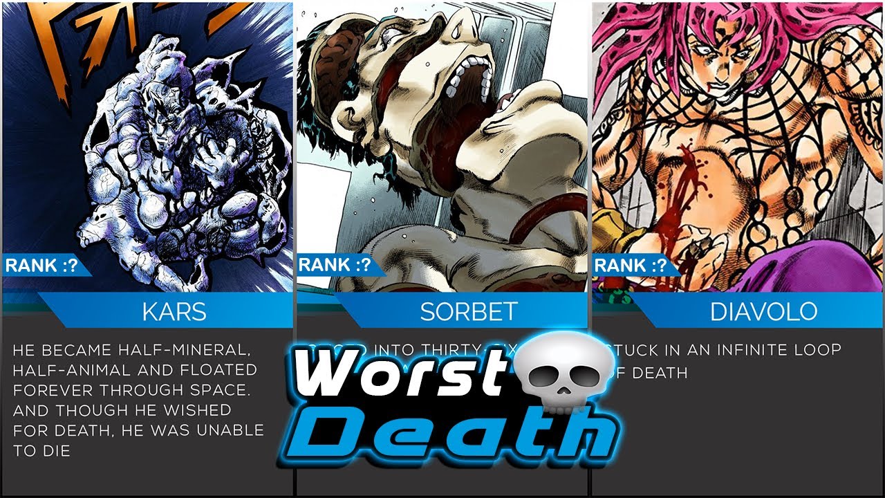 Worst 10 Deaths in JoJo - YouTube