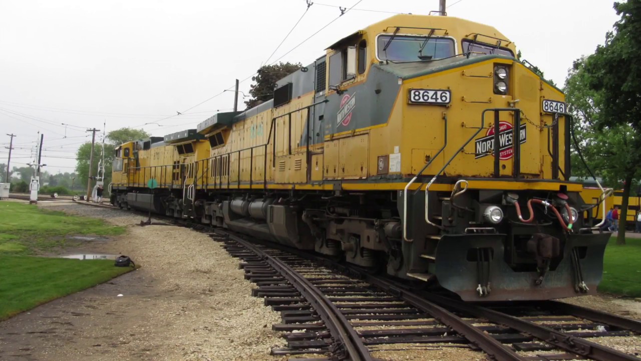 Chicago and Northwestern Day at the Illinois Railway Museum! - YouTube