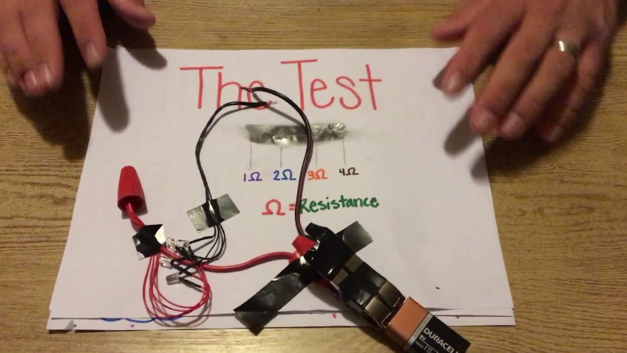 LED pencil circuit - YouTube