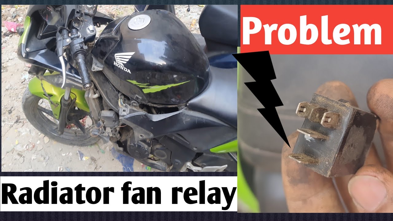 Honda CBR 150R Radiator fan .. relay - YouTube