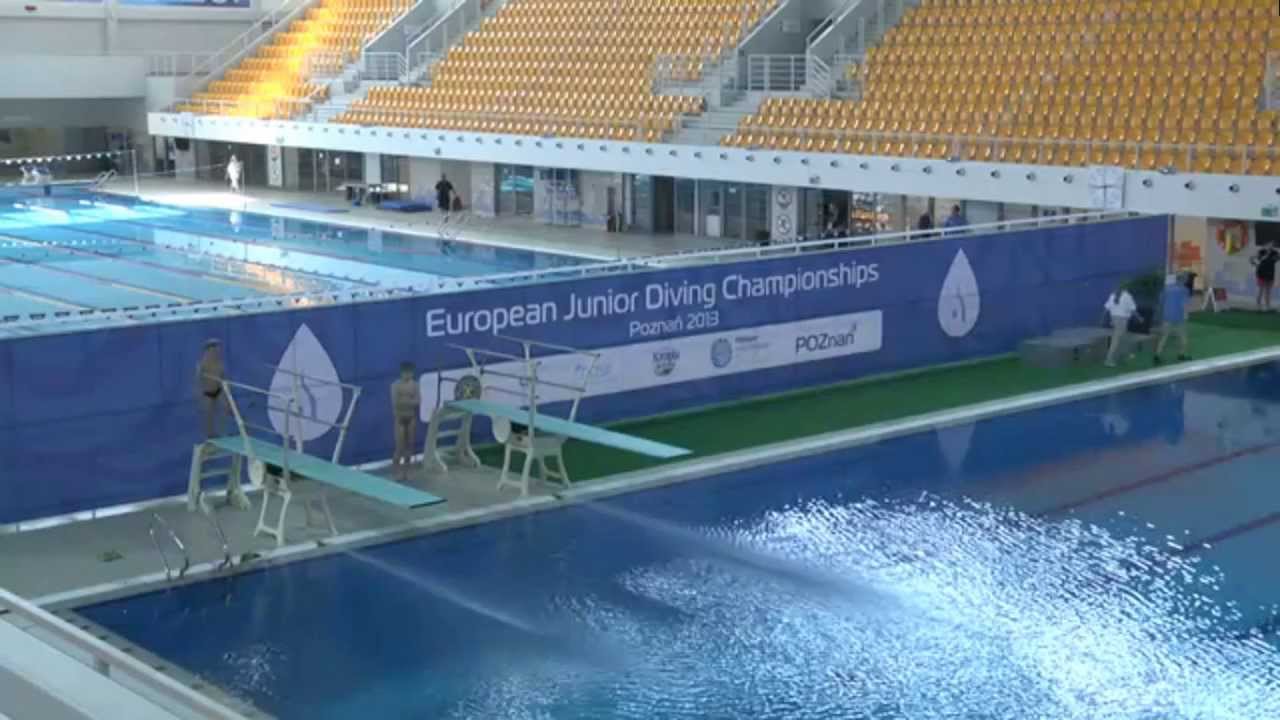 European Junior Diving Championships 2013 1m B Boys' Prelim - YouTube