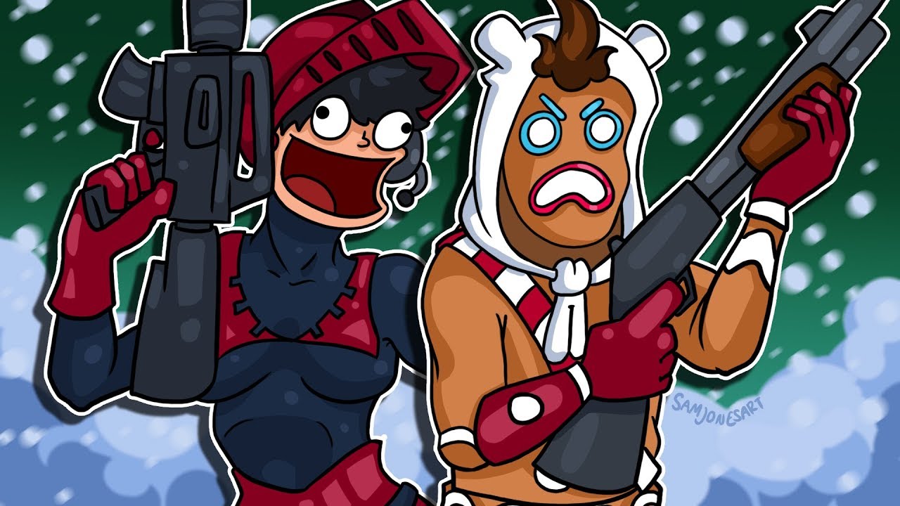 The Gingerbread Knights!! Fortnite Christmas Squads! - YouTube