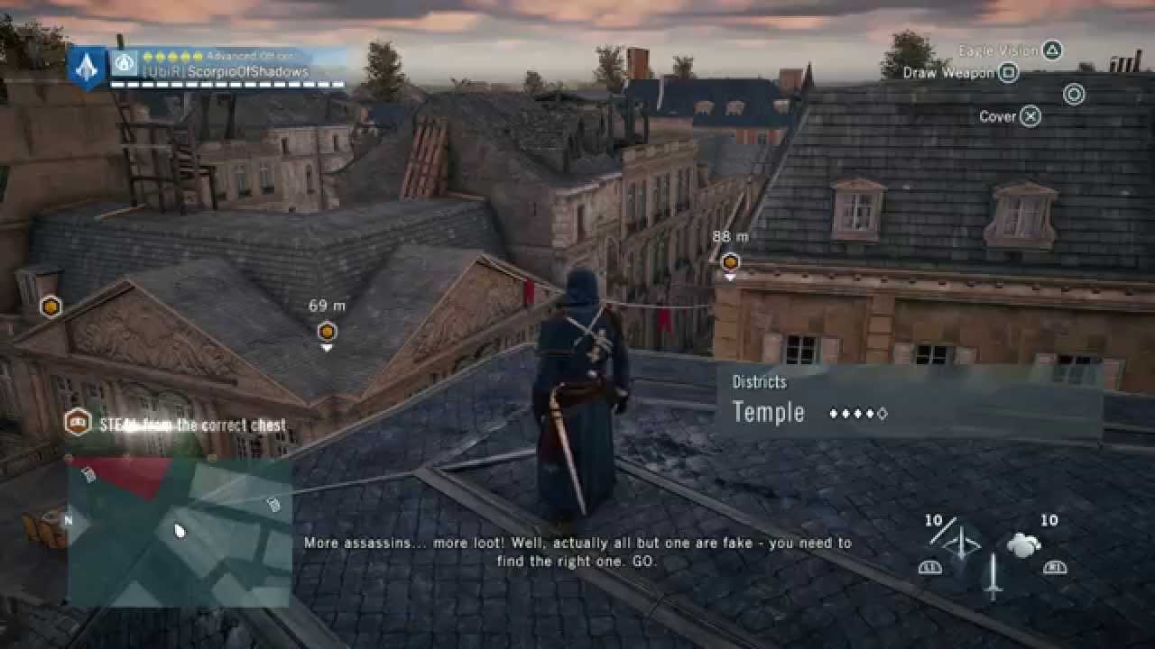 Assassin's Creed Unity - Heists - Royals, Guns And Money (Solo) - YouTube