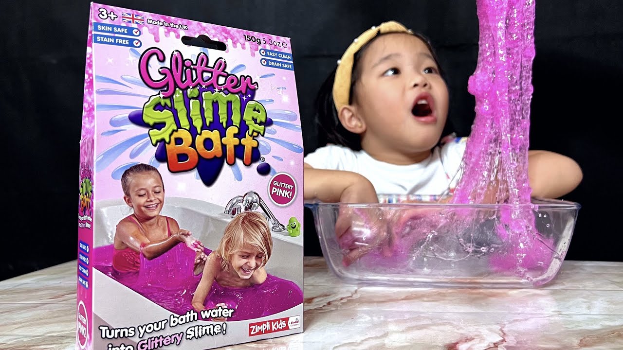 Glitter SLIME Baff | Glitter Slime Pink | SLIME | ASMR - YouTube